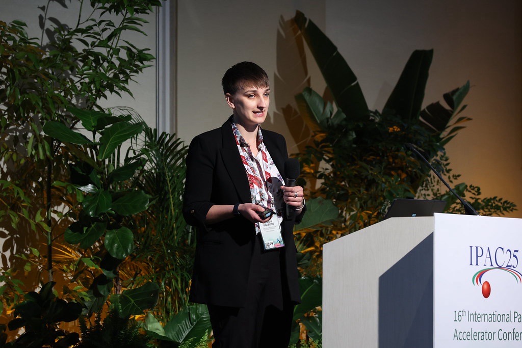 Hannah Wakeling presents at IPAC2025 | John Adams Institute for ...